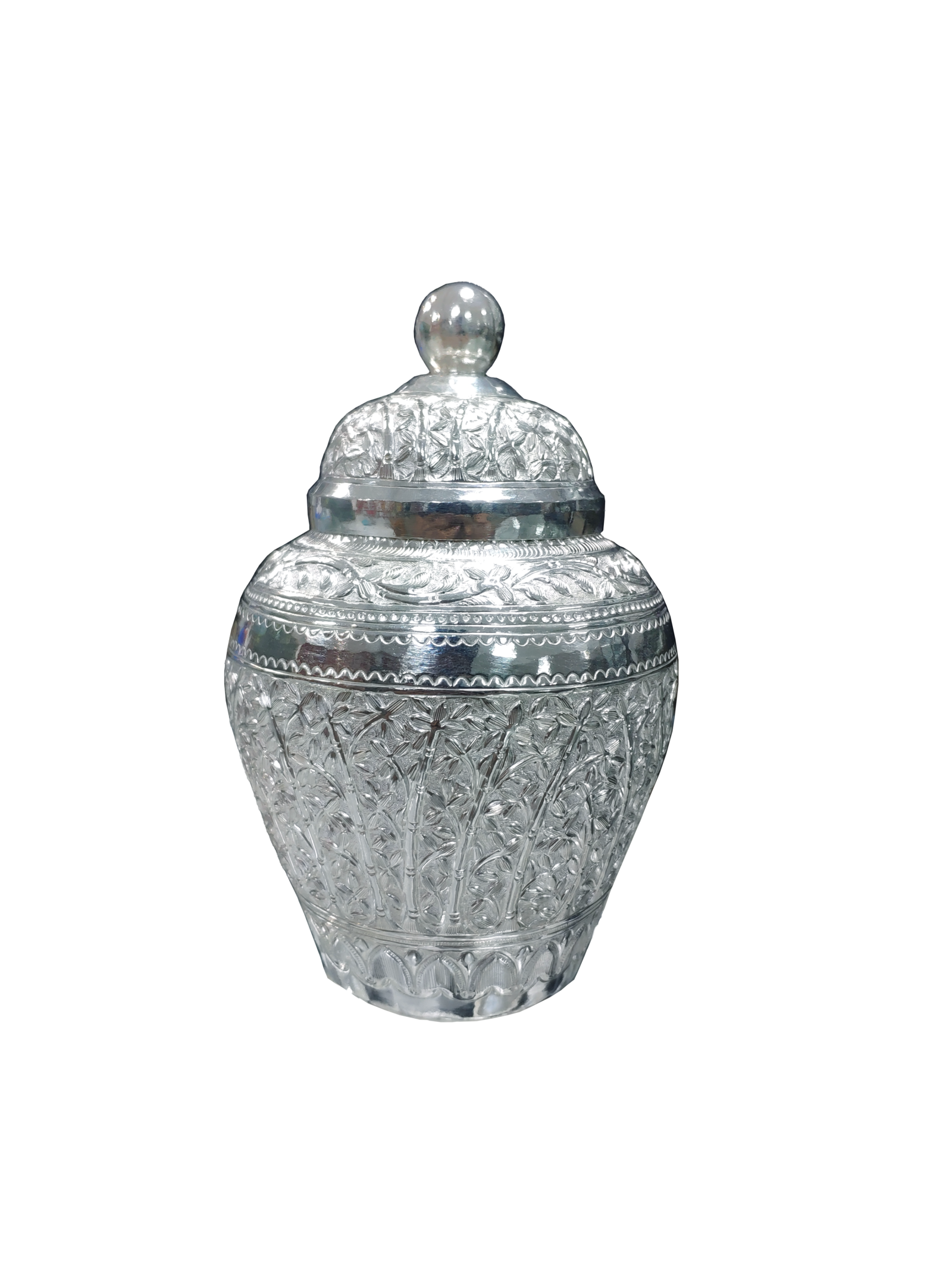 စဉ့်အိုး (ဝါး) - U Nyi Lay Silver Shop