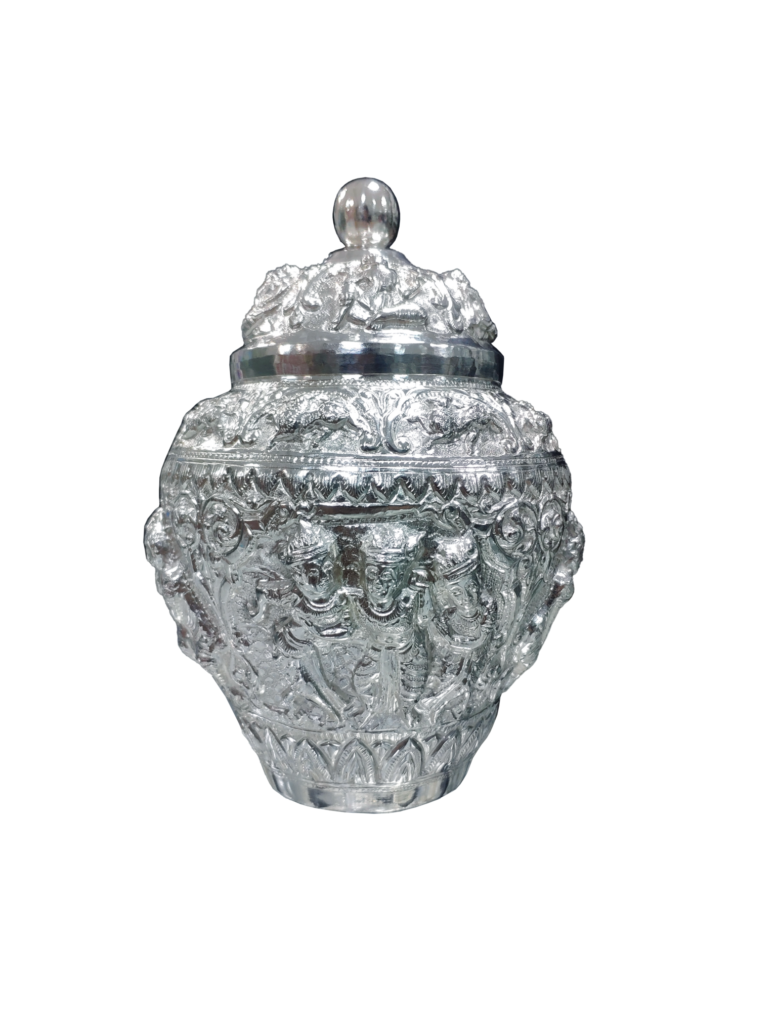 စဉ့်အိုး (အရုပ်) | U Nyi Lay Silver Shop